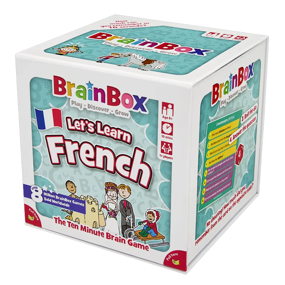 BRAINBOX LET'S LEARN FRENCH EN – Tower Tactic Games