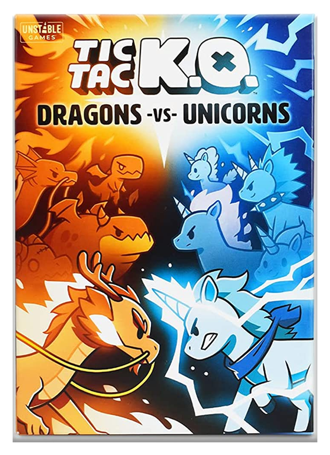 TIC TAC KO: DRAGONS VS UNICORNS EN – Tower Tactic Games