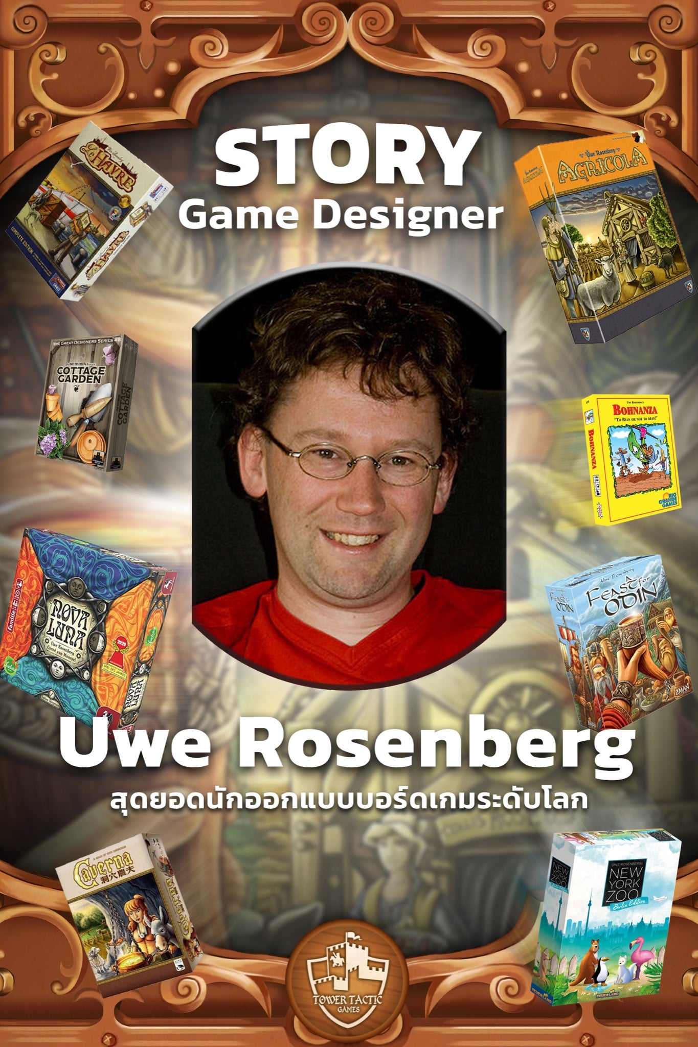 👩‍🌾 ทำความรู้จักนักออกแบบ อากริโคลา Uwe Rosenberg เจ้าพ่อบอร์ดเกมแนว W ...