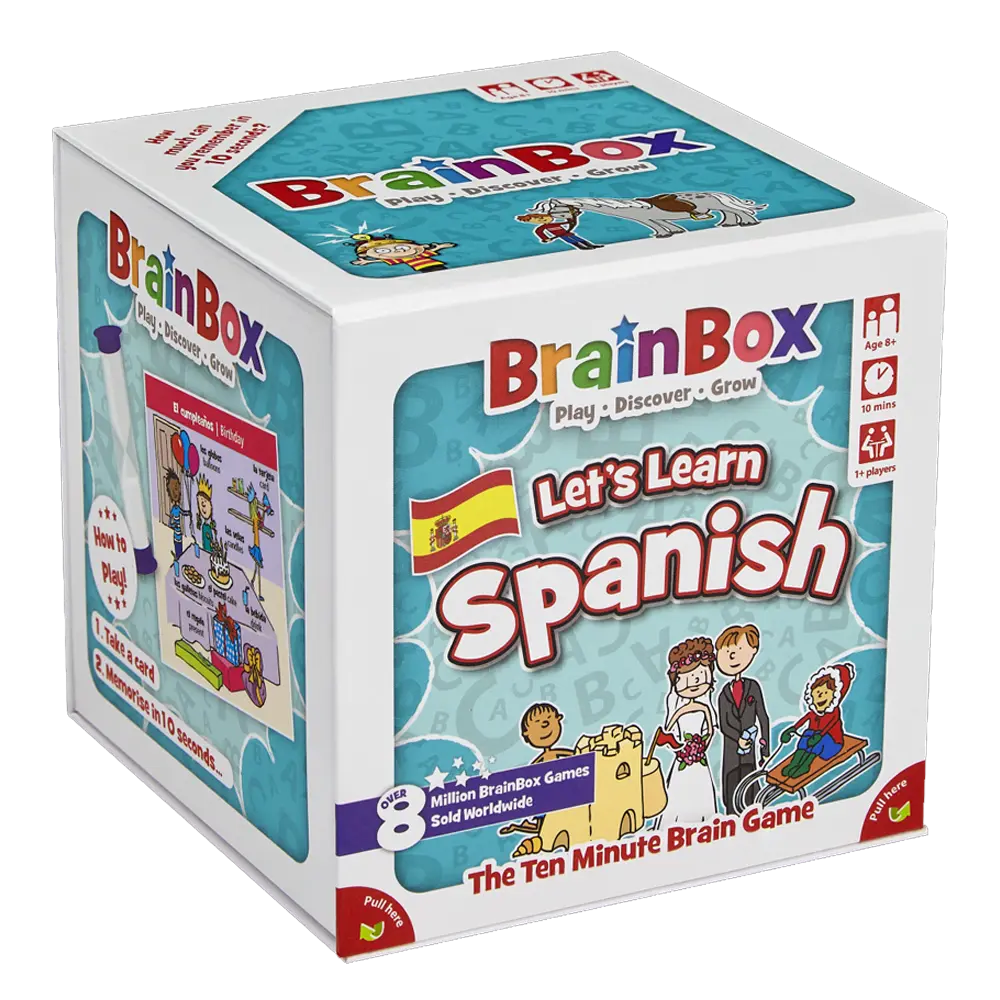 BRAINBOX LET'S LEARN SPANISH EN ES – Tower Tactic Games