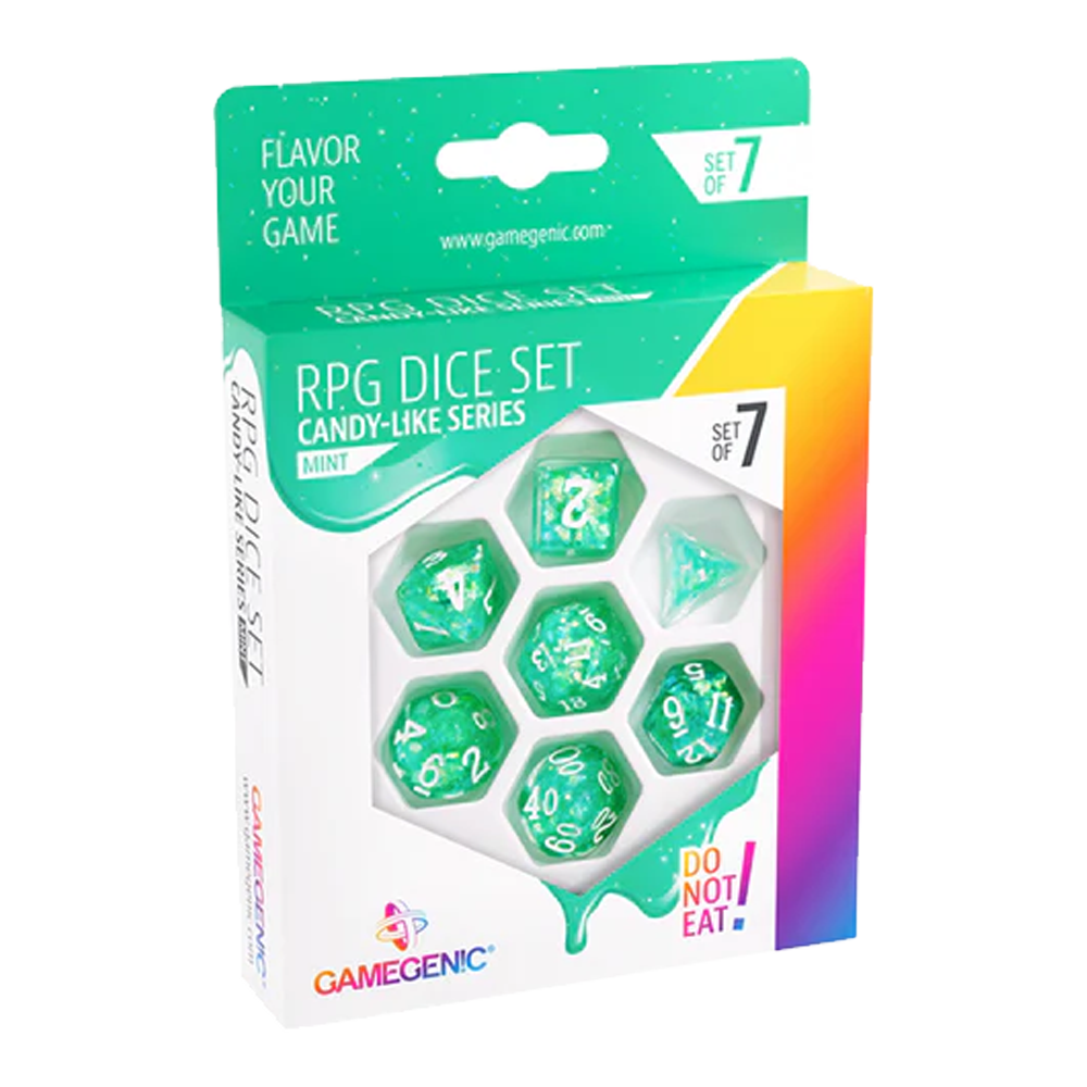 CANDY-LIKE SERIES - MINT - RPG DICE SET (7PCS) – Tower Tactic Games