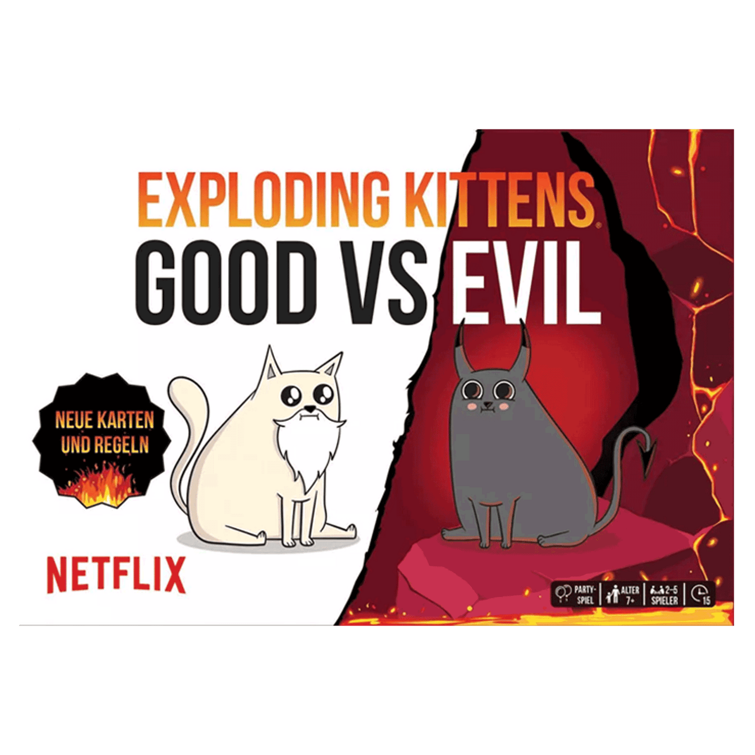 EXPLODING KITTENS GOOD VS EVIL EN – Tower Tactic Games