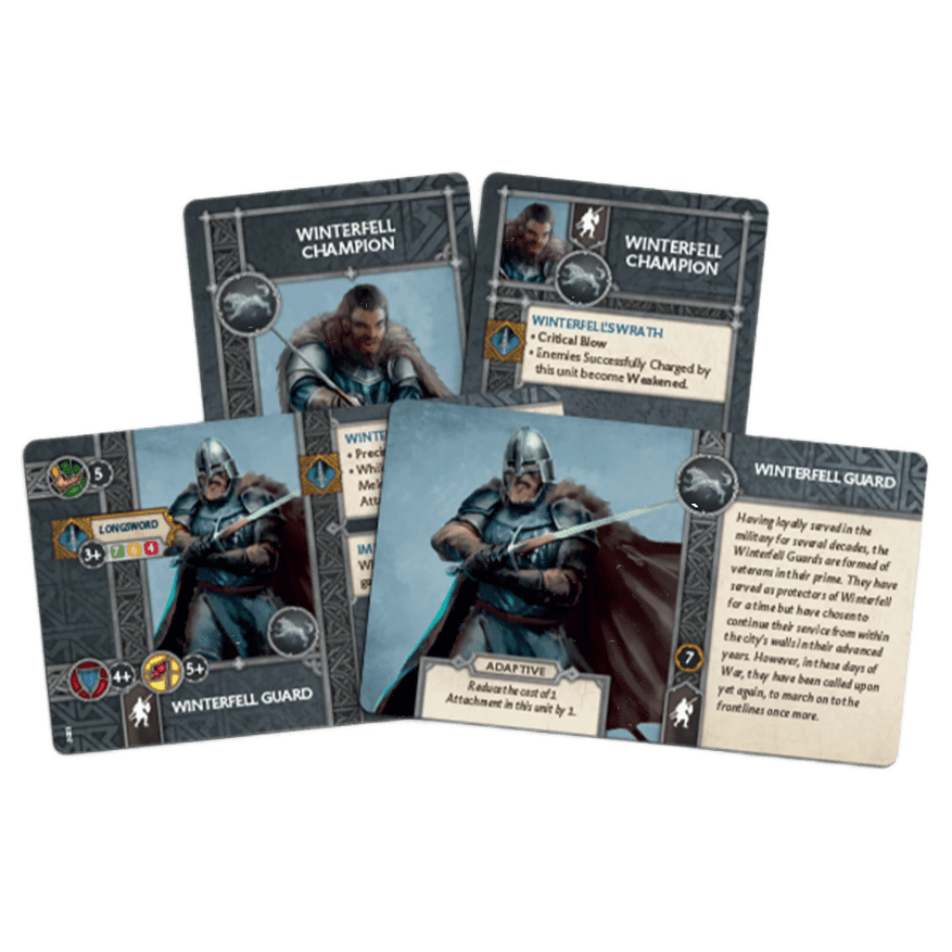 A SONG OF ICE & FIRE: WINTERFELL GUARDS (EN/SCN) – Tower Tactic Games