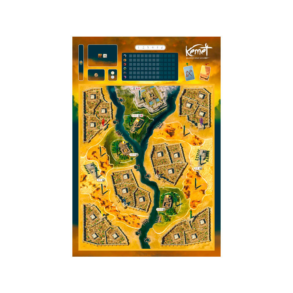 KEMET BLOOD&SAND: PLAYMAT – Tower Tactic Games